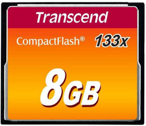 Transcend TS8GCF133 8GB 133x Compact Flash Card TS8GCF133 8GB 133x ...
