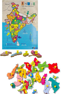 AMUSING Learn India map States and Fun Facts- Fun Jigsaw puzzle ...
