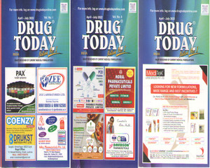 Drug Today (April--July 2022 [vol--1, 2,3] Set Of Three Books: Buy Drug ...