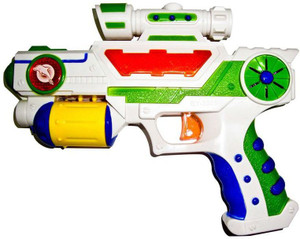 natraza Projection Flash Gun With Laser Light And Sound Gun Armor Sets ...