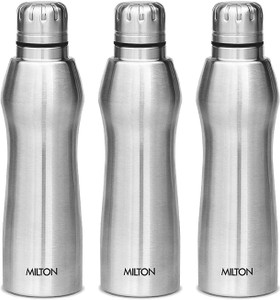 MILTON Elate Water Bottle, 1L, Set of 3, Capacity 880Ml Each 880 ml ...