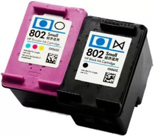 PTL 802 Ink Cartridge Combo Black + Tri Color Combo Pack Ink Cartridge ...