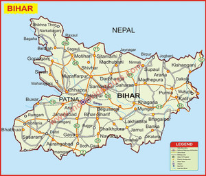 Bihar Map Photo Paper Print Poster Photographic Paper Photographic ...