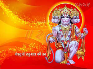 Lord Hanuman Ji Poster, bal hanuman ji POSTER, God Poster for Wall | A3 ...