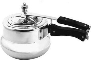 Krishna Kitchen Gallery Inner Lid Aluminium Handi 5 L Pressure Cooker ...