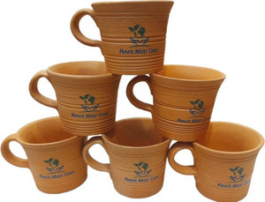 Amrit Mitti Cool Pack of 6 Earthenware, Terracotta, Pottery Decent ...