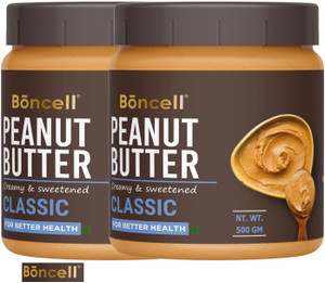 Boncell Classic Creamy Sweet Smooth Peanut Butter 1 kg Price in India ...