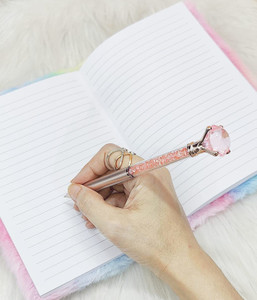 Tera13 Crystal Diamond Pens Bling Ballpoint Pen Blue Ink Gel Pen - Buy ...