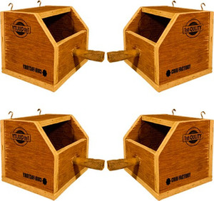 cribfactory 4 FINGES BREEDING Box HIGHY QULITY PLYWOOD Bird Cage Price ...