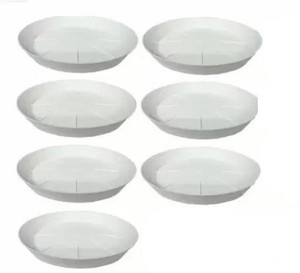 Sundhi Planter Bottom Plate/ Gamla Dripping Tray, White Color Plastic ...