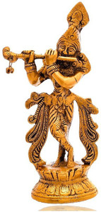 Riddhi Craft Handicraft Lord Krishna Bhagwan Murti Hindu God Kanha Ji ...