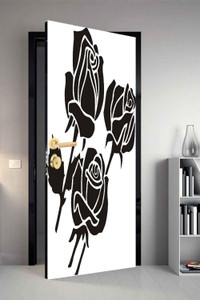 qth 213 cm Line Art Dor-1334 Design Door Sticker Self Adhesive Sticker ...