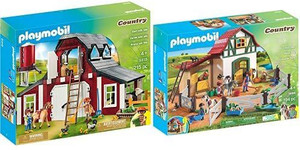 Playmobil Barn with Silo & Pony Farm - Barn with Silo & Pony Farm . Buy ...
