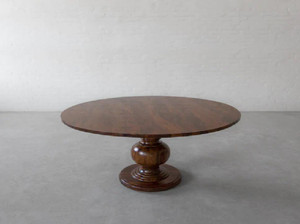 Lakdi - The Furniture Co. Wooden Top Dining Table with Wooden Frame ...