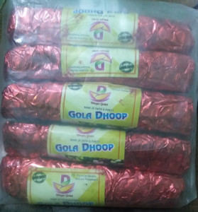 Divya Gold Gola Dhoop Rolls - Pack of 5, each of 200 gram (Total 1 Kg ...