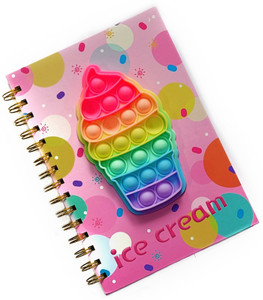 Definite Ice Cream Design Premium Pop It Diary for Personal use ...