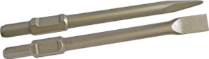 DUMDAAR Demolition Hammer bit 30x400mm Chisel 1pc Flat & 1pc Point ...