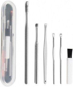 WunderVoX Stainless Steel Earpick Picker Screw Ear Wax Removal Remover ...