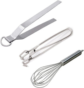 LINASHA Heavy Stainless Steel Potato Chapati Roti Chimta with Pakkad ...