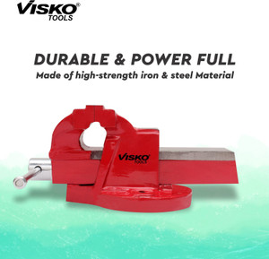 VISKO 770 Bench Vice 95mm (No. 2) , Steel Fixed Base Vise Multi Vise ...
