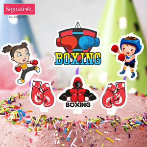 Signative CAKE DECORA - BOXING Cake Topper Price in India - Buy ...