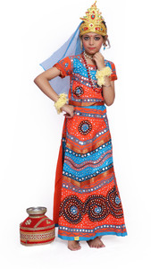 milan dresses Radha Rani Costume Kdhai With Soft Touch Quality Kids ...