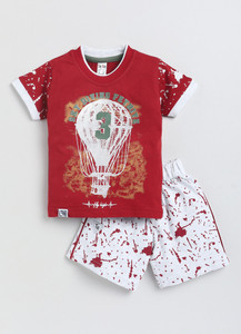 TINY BINY Baby Boys & Baby Girls Casual T-shirt Shorts Price in India ...