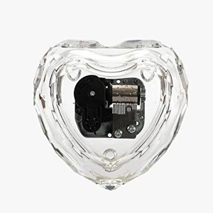 Rudrav Heart Shaped Premium Music Box, Ideal for Birthdays and ...