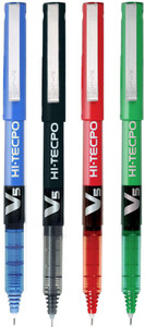 PILOT V5 Grip (Blue/Black/Red/Green - Set of 4) Roller Ball Pen - Buy ...