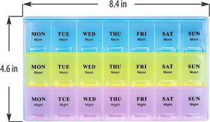 H&M Store MONDAY - SUNDAY (Morning, Noon, Night) Medicine organizer box ...