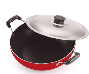 HM EVOTEK Non Stick Layer Kadai Kadhai Gas Stove Uses Cooking Bartan ...