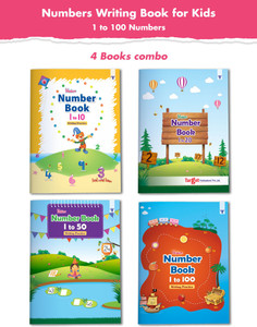 Number Books For Kids | Blossom Number Writing Books For Kids 1 To 100 ...