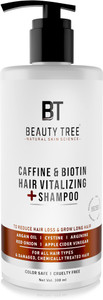BEAUTY TREE Caffeine & Biotin Hair Vitalizing Shampoo to Strengthen ...