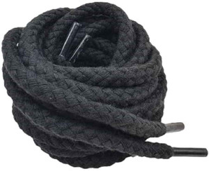 COBLER Rope shoelaces, Thick shoe laces, in 8 mm black Shoe Lace Price ...