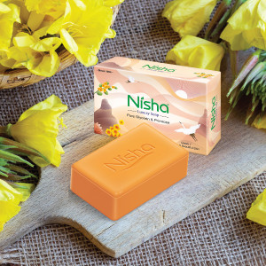 Nisha Luxury Soap Bar Pure Glycerin & Primrose 100g Each, Pack of 9 ...