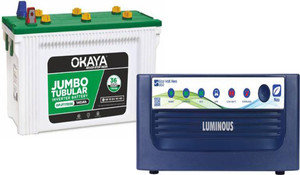 OKAYA OPJT 17036 + Luminous Eco Volt 950 Tubular Inverter Battery Price ...