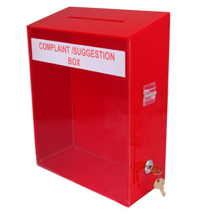 RASPER Acrylic Letter Box Complaint Box Suggestion Box For Home, Office ...