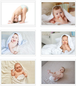 Cute Baby Posters, Smiling Baby Poster,New Born Baby Girl/Boy Poster ...