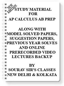 Study Material On Ap Calculus Ab Prep (Pack Of 4 Books) With Model ...