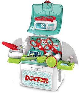REALACTING Suitcase Design Doctor Set Toys with TOOLS Pretend Play kit ...