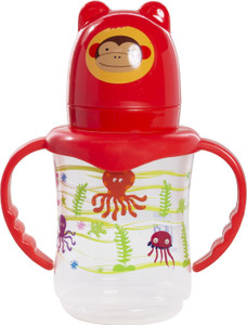 TINNY TOTS Baby Feeding Sipper Bottle Liquids Juice Milk Feeder With ...