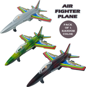 Tod2Teen Air Fighter Plane Toy|Pull Back Action Pull Back N Go|Pack of ...