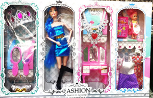 INFINITY PRINCESS CUTE Barbie FashioN Doll with a set of BEAUTY ...