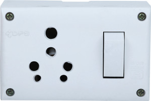 DPS DPS07 6&16A Switch Socket Combined with Box 16 A Six Pin Socket ...