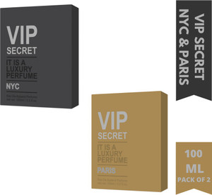 Buy tfz Vip Secret Paris & Secret NYC Perfume 100ml Each (Pack of 2 ...