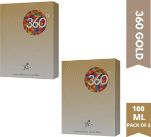 Buy tfz 360 Gold Perfume 100ml Each (Pack of 2) Eau de Parfum - 200 ml ...