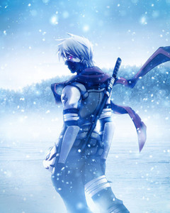 The Copy Ninja Kakashi Fan Art Poster for Wall and Home décor 12x18 cm ...