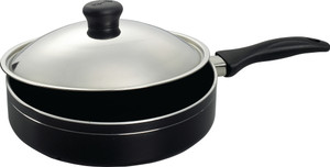 Pigeon Deluxe Fry Pan with Lid Fry Pan 21 cm diameter with Lid 1 L ...