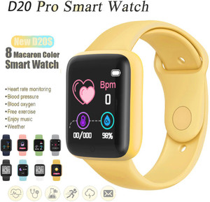 ENMORA D20 SMART WATCH YELLOW Z80 Smartwatch Price in India - Buy ...