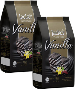 Jacker Wafer Cube Pack in Vanilla Flavor 100g, (Pack of 2) Wafers Price ...